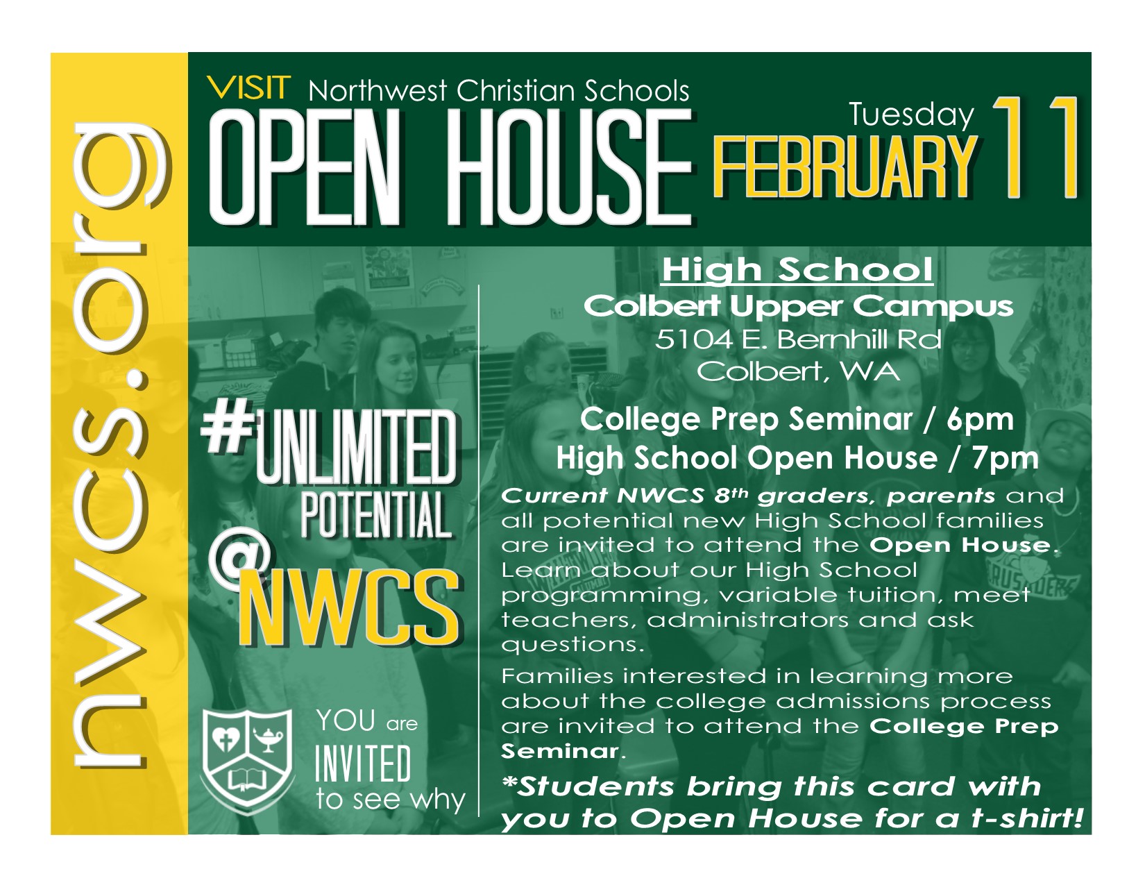 Northwest Christian Schools High School Open House – Northwest ...